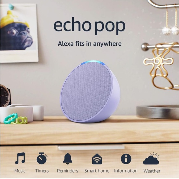 Amazon | Other | Amazon Echo Pop Lavender Bloom | Poshmark